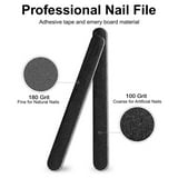 10pcs Professional Nail File Set, Double-Sided Emery Board Files 100/ ...