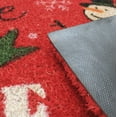 Kashi Home Holiday Snowman Coir Doormat, Outdoor Welcome Mat, 18"x28 ...