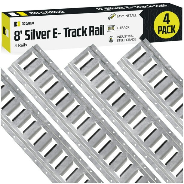 DC Cargo Etrack Rails 8' Horizontal Galvanized E Track Rail 4-pack ...
