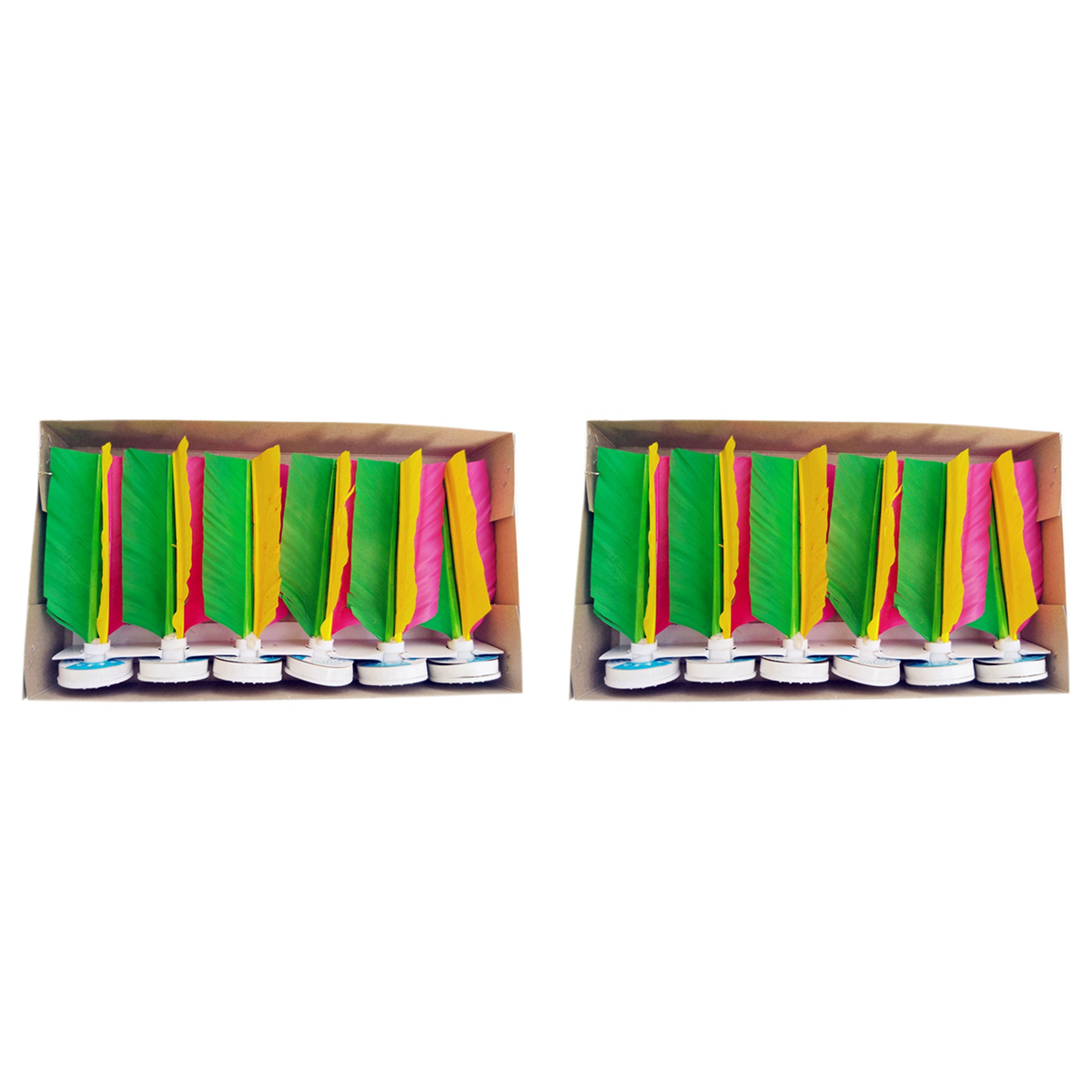 Click here for Unbranded 12pack Feather Kick Shuttlecock Foot Exe... prices