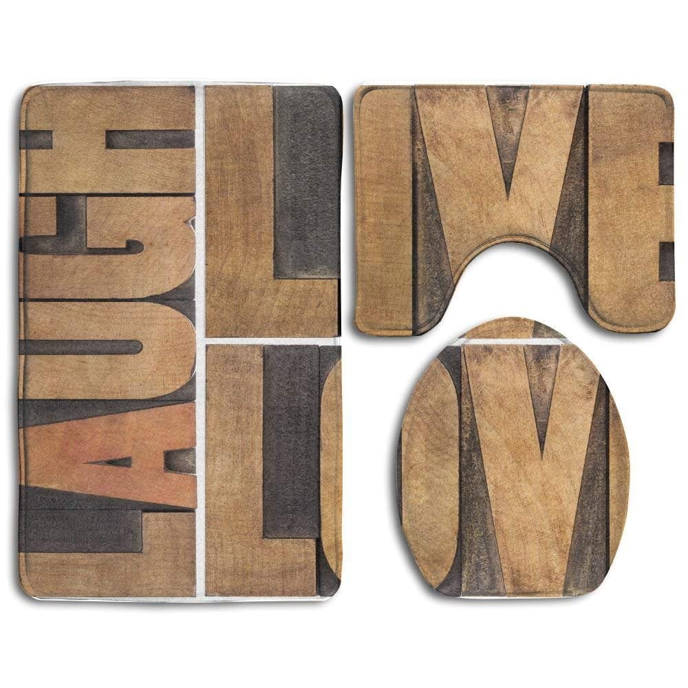 GOHAO Live Laugh Love Macro Calligraphy Life Message Inspirational 3 ...