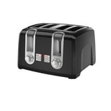 Black & Decker 4-Slice Toaster, Extra Wide Slots, Bagel & Frozen ...