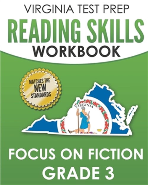 Pre-Owned VIRGINIA TEST PREP Reading Skills Workbook Focus on Fiction ...