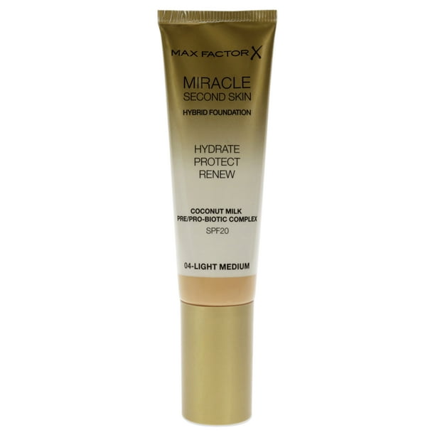 Miracle Second Skin Foundation SPF 20 - 04 Light Medium - Walmart.com