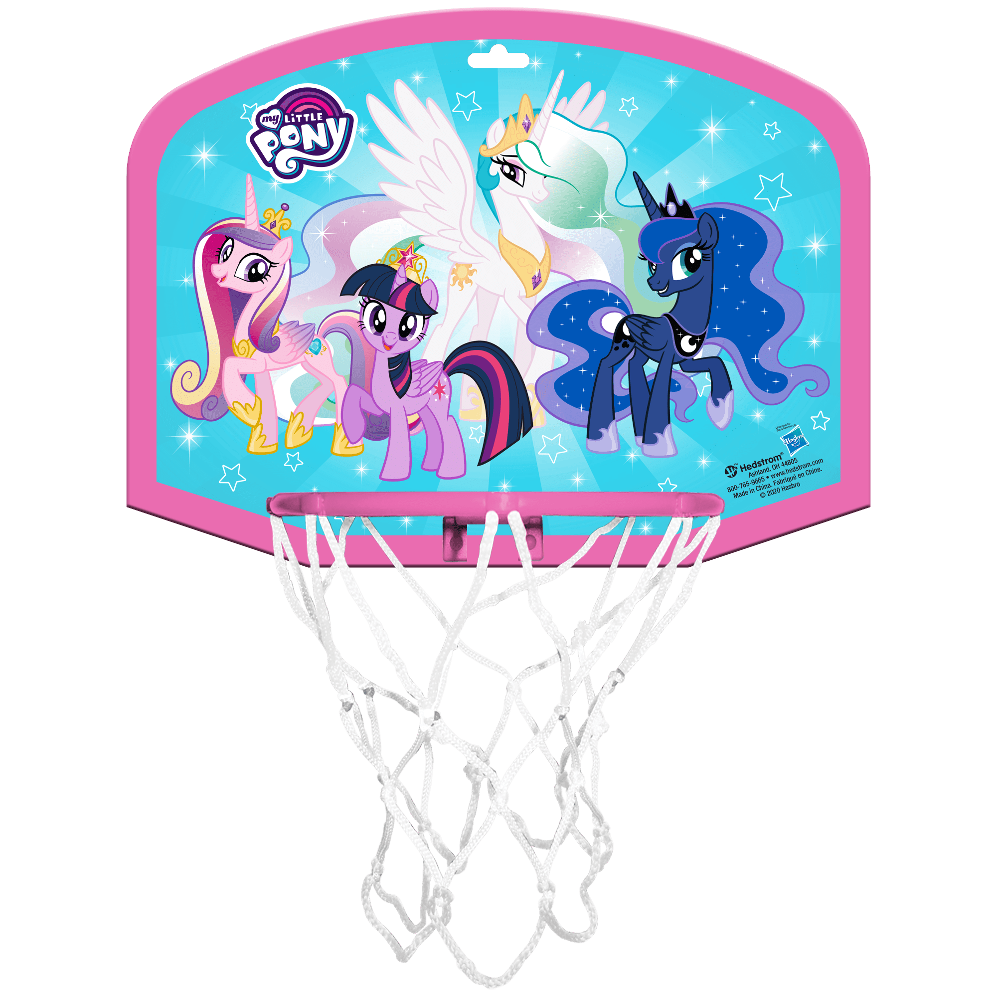 Hedstrom Over the Door Basketball Hoop Plastic Set, My Little Pony ...