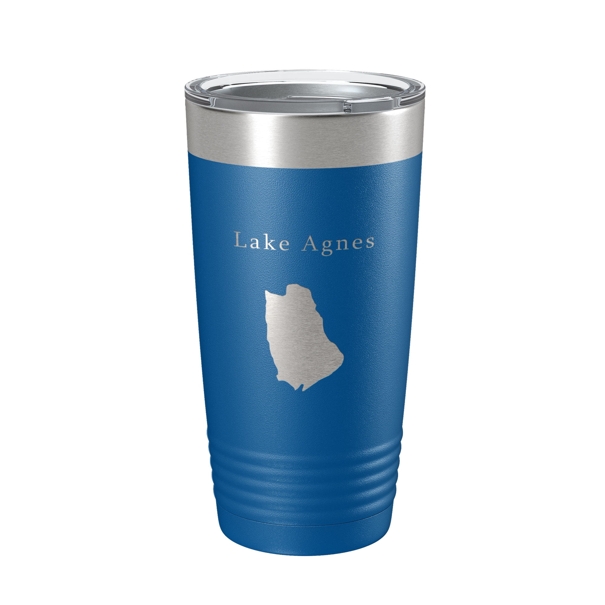 Lake Agnes Map Tumbler Travel Mug Insulated Laser Engraved Coffee Cup ...