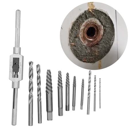 Gupbes Screw Extractor Set, Wide Application Alloy Steel Practical ...