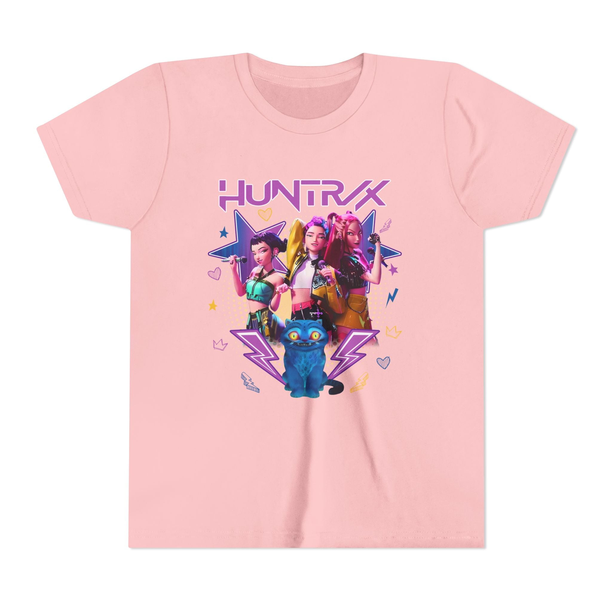 HUNTR X Boys Girls Short Sleeve T Shirts Crewneck Fashion Graphic 3D ...