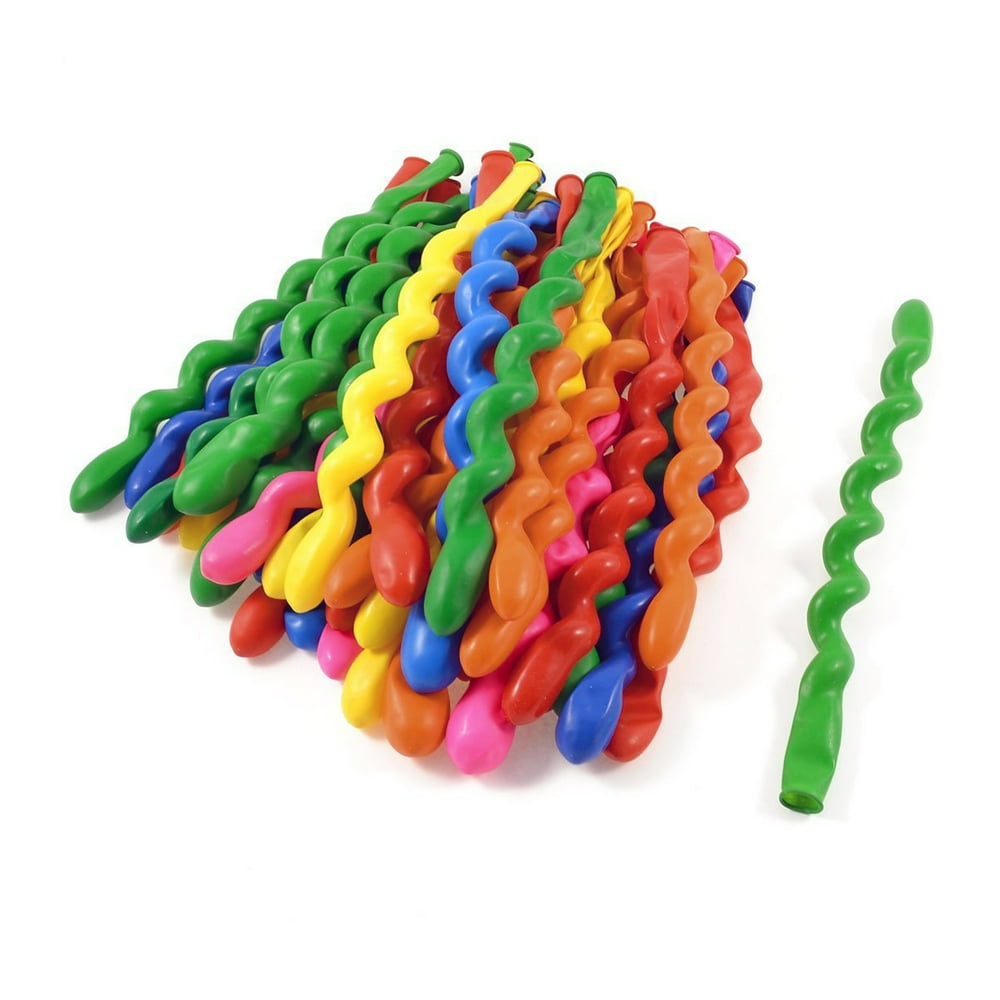 50pcs Giant Spiral Balloons for Kids Festival Birthday Party Wedding ...