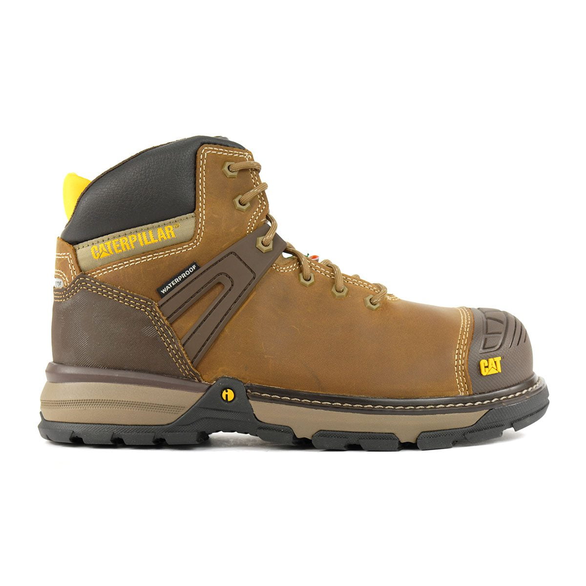 Click here for Caterpillar Mens Excavator Superlite Dark Beige Wp... prices