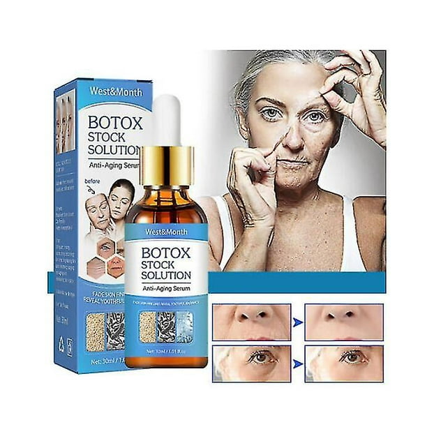 Eliminador de arrugas Botox Suero facial antienvejecimiento instantáneo Retinol Estiramiento de ...