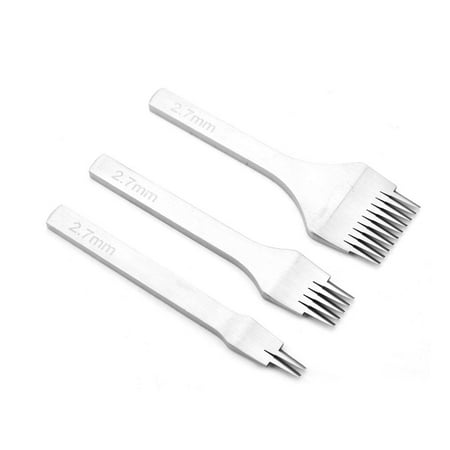 Leather Craft Punch Tool,White Steel 2/5/10 Punch Prong Punch Hole ...