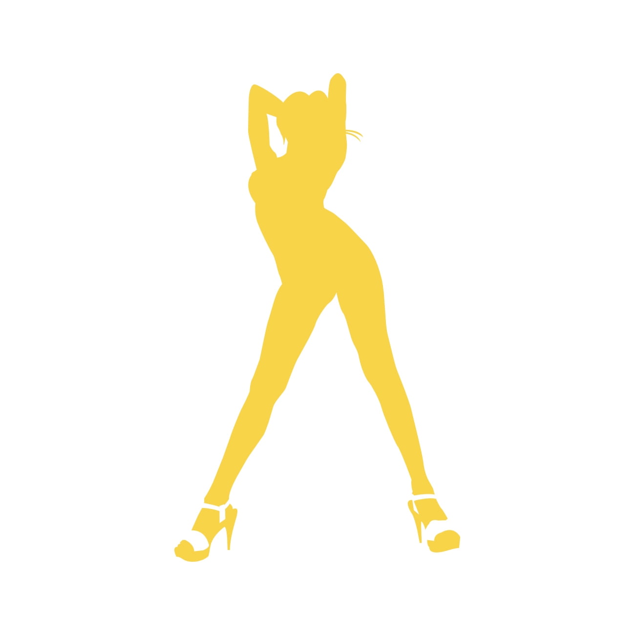 Sexy Stripper Girl Sticker Decal Die Cut Self Adhesive Vinyl