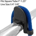 4 Pcs Boat Fender Clips， Boat Quick Adjust Pontoon Boat Square Rail ...