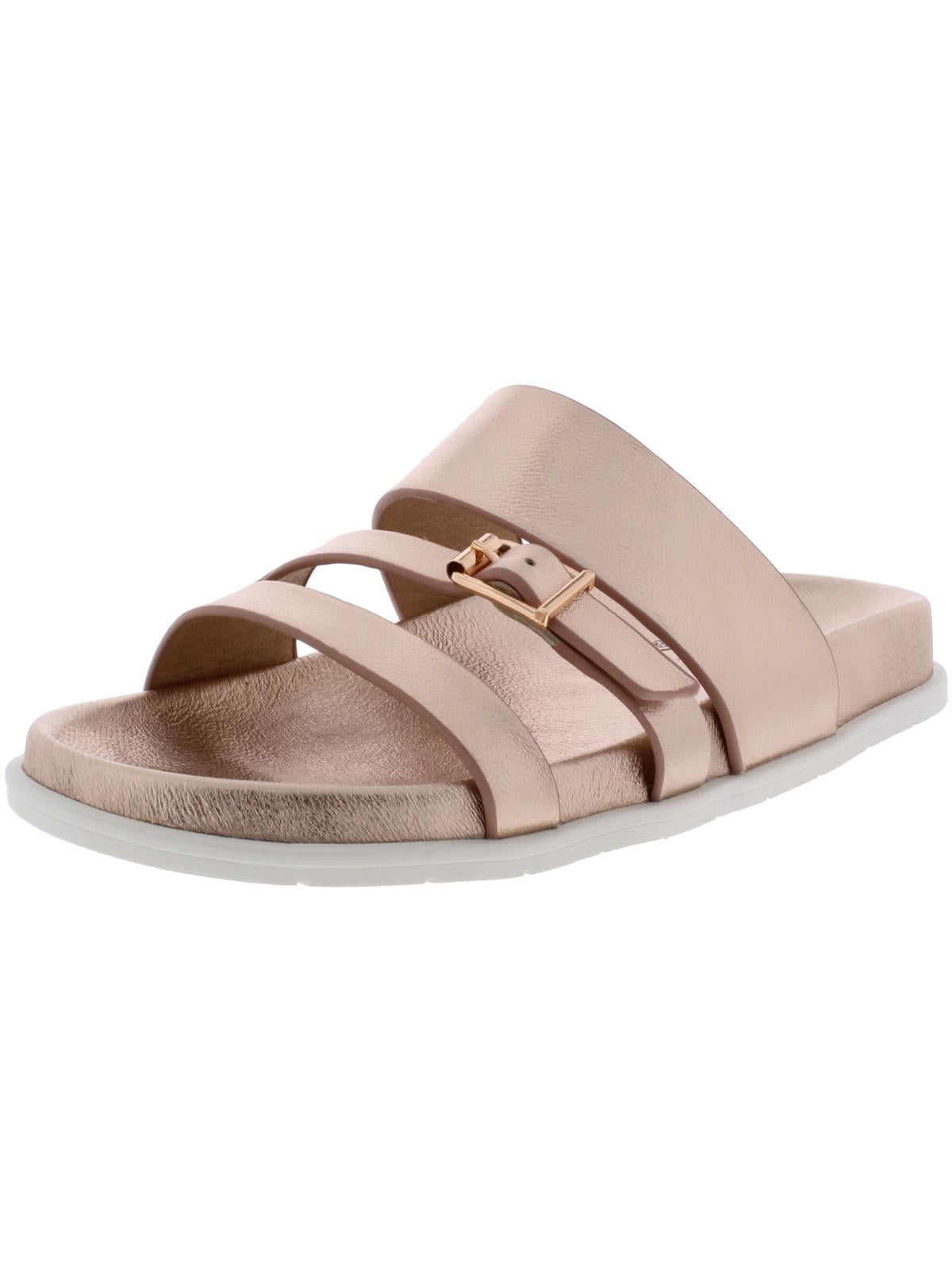 Aqua College Womens Sloan Leather Waterproof Slide Sandals Pink 6.5 ...