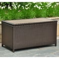 International Caravan Barcelona 42 in. Resin Wicker 80 Gallon Outdoor ...