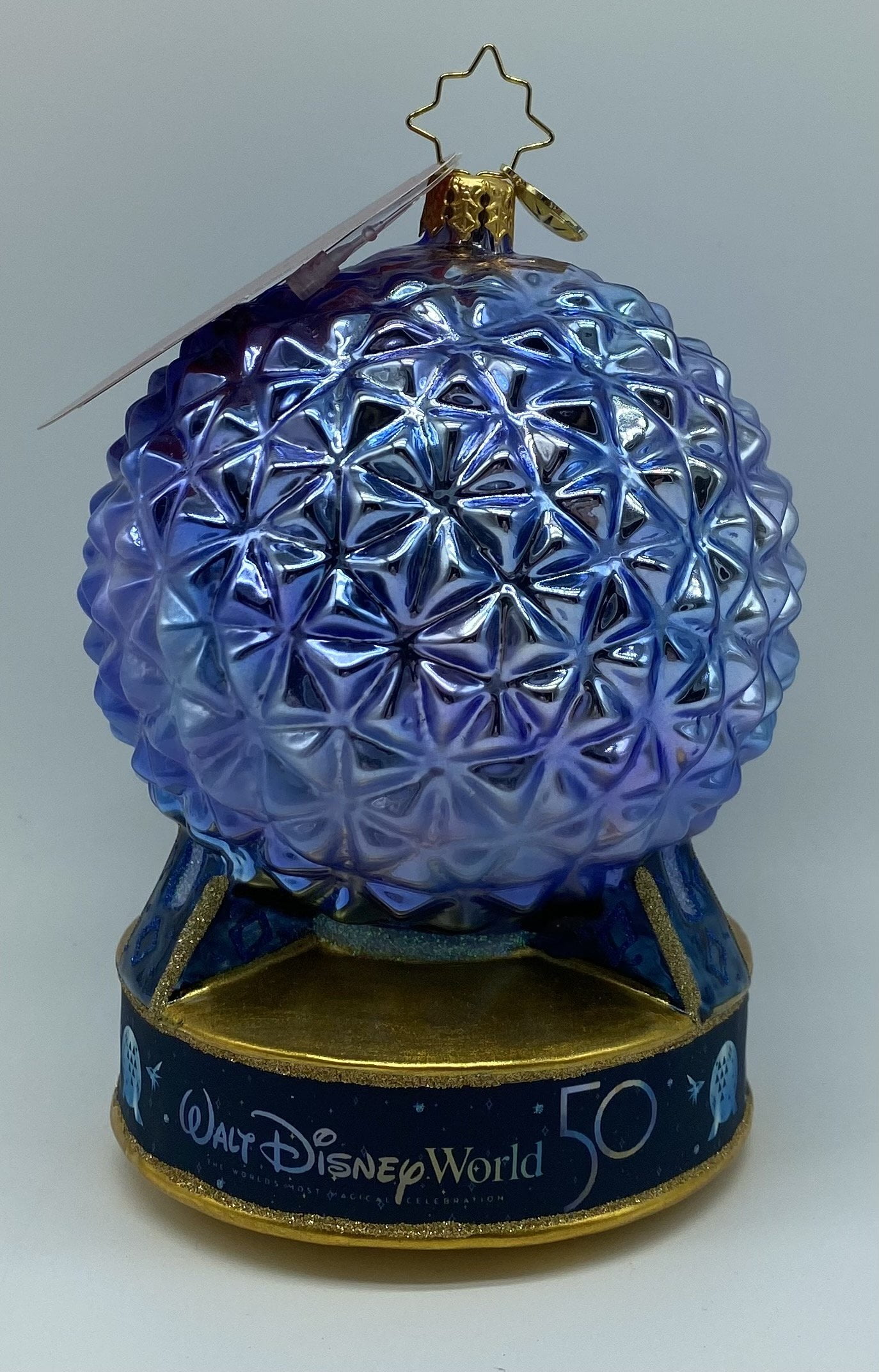 Disney 50th Anniversary Epcot Spaceship Earth Christopher Radko ...