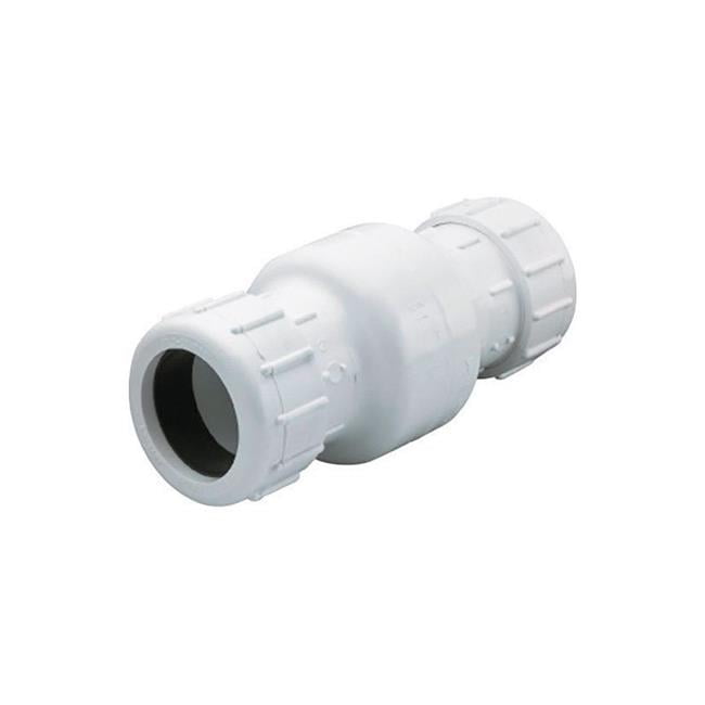 2 in. Check Valve with 2 Compression PVC Swing - Walmart.com