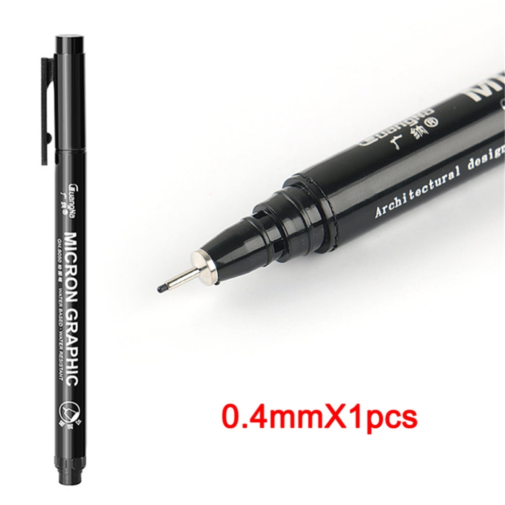 Black Fine Tip Sketch Pen Drawing Line Comic Anime Art Waterproof ...