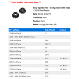 Rear Spindle Nut - Compatible with 2000 - 2011 Ford Focus 2001 2002 ...