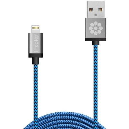 iPhone 8 Charger, 6ft 8 pin Apple Lightning Cable Braided for iPhone 8 ...