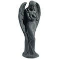 John Timberland Standing Angel Statue, Faux Greystone Ceramic, Indoor ...