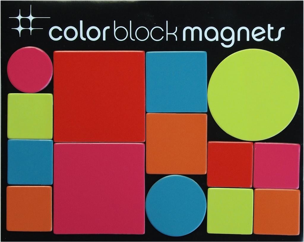 Color Blocks Magnets 14 Pack By Three By Three Seattle - Walmart.com