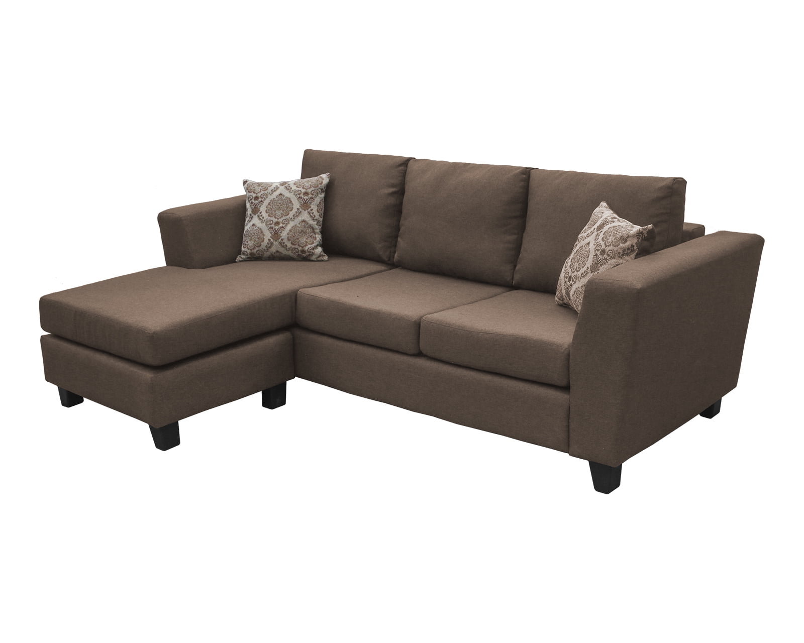 Sala esquinera Sedona CAFE 220 x 140 cm convertible a lado izquierdo o ...