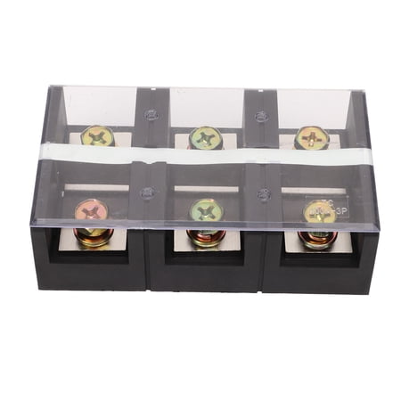 Barrier Terminal Strip Block 400A 600V High Current Dual Row Locking ...