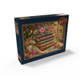 MyPuzzle - Wildflower Book Stack With Hummingbirds - Premium 1000 Piece ...