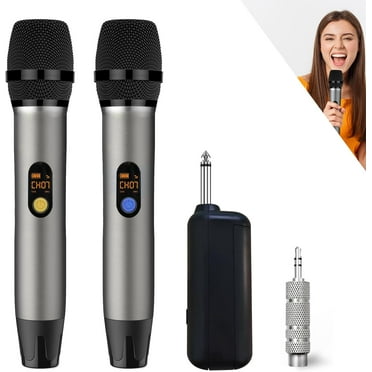 Rechargeable Wireless Microphone, Handheld Dynamic Mic For PA System ...