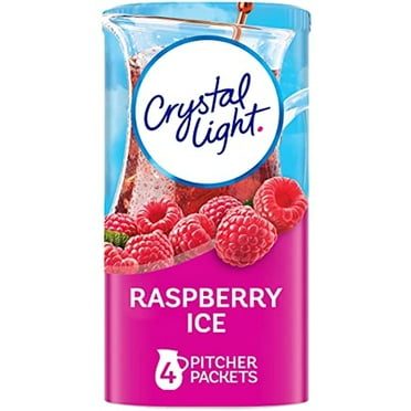 Crystal Light On The Go Raspberry Ice Drink Mix- 10 Ct - Walmart.com