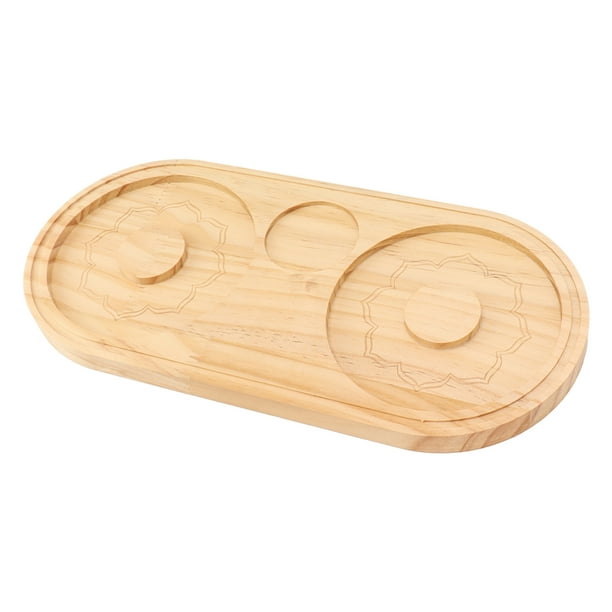 Pine Wood Salt Rimmer, Dual Holder Design, Waterproof Bar Tool for ...