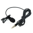 Clip-on Lapel Mini Lavalier Mic Microphone 3.5mm for Mobile Phone PC ...