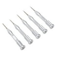 5-Piece Precision Screwdriver Set with Pointed Tips and Metal Handles ...