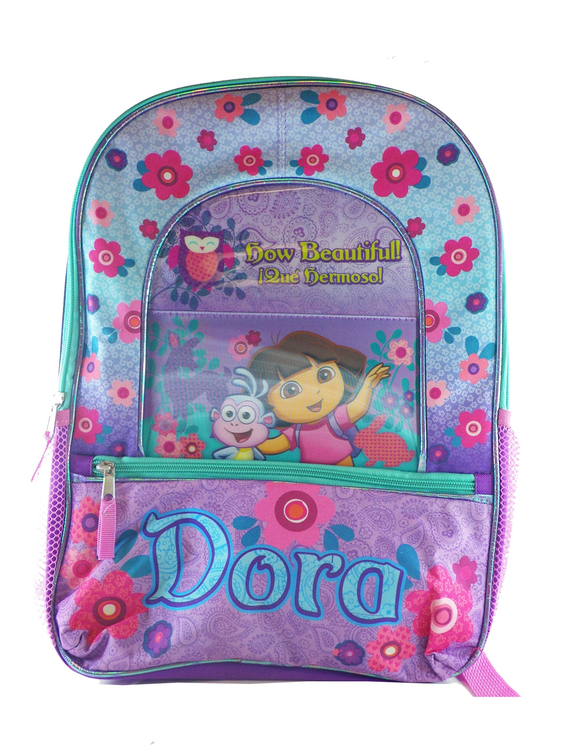 Dora the Explorer and Boots Large Backpack 16" - Walmart.com