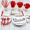 Walmart Baseball Party Supplies - Themed Decorations with Tableware Kit ...