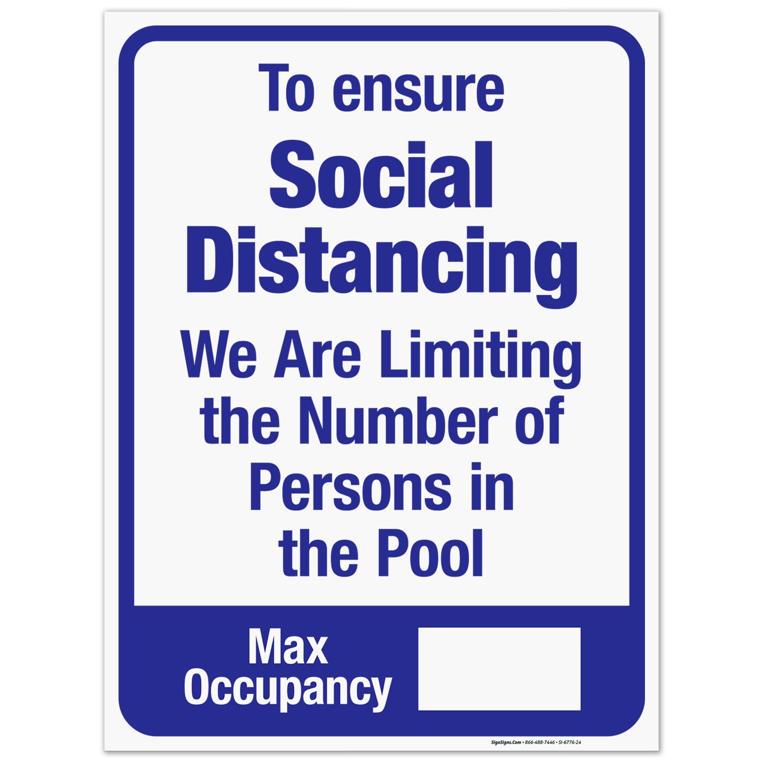 To Ensure Social Distancing We Are Limiting The Number Of Persons Sign ...
