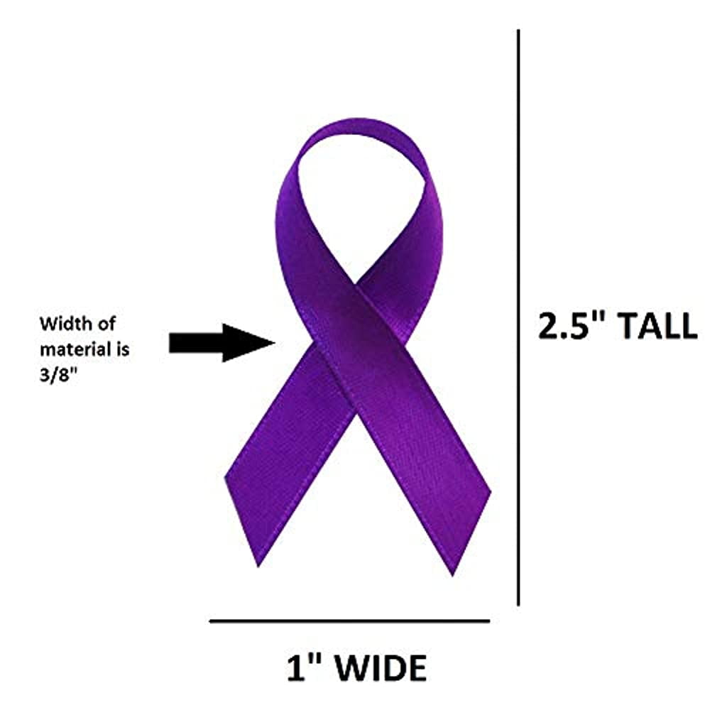 Purple Awareness Ribbons