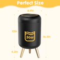 Bathroom Trash Can Automatic Touchless，3 Gallon Smart Motion Sensor ...