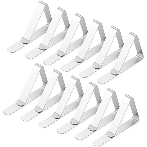 12 Packs Tablecloth Clips, Picnic Table Clips, Table Cloth Cover Clamp ...