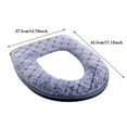 1 - Warm Zipper Bathroom Toilet Seat Mat Winter Soft Closestool Cover ...