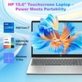 HP 15.6 Touchscreen Laptop Computer for Business, Intel 10-Core i7 ...