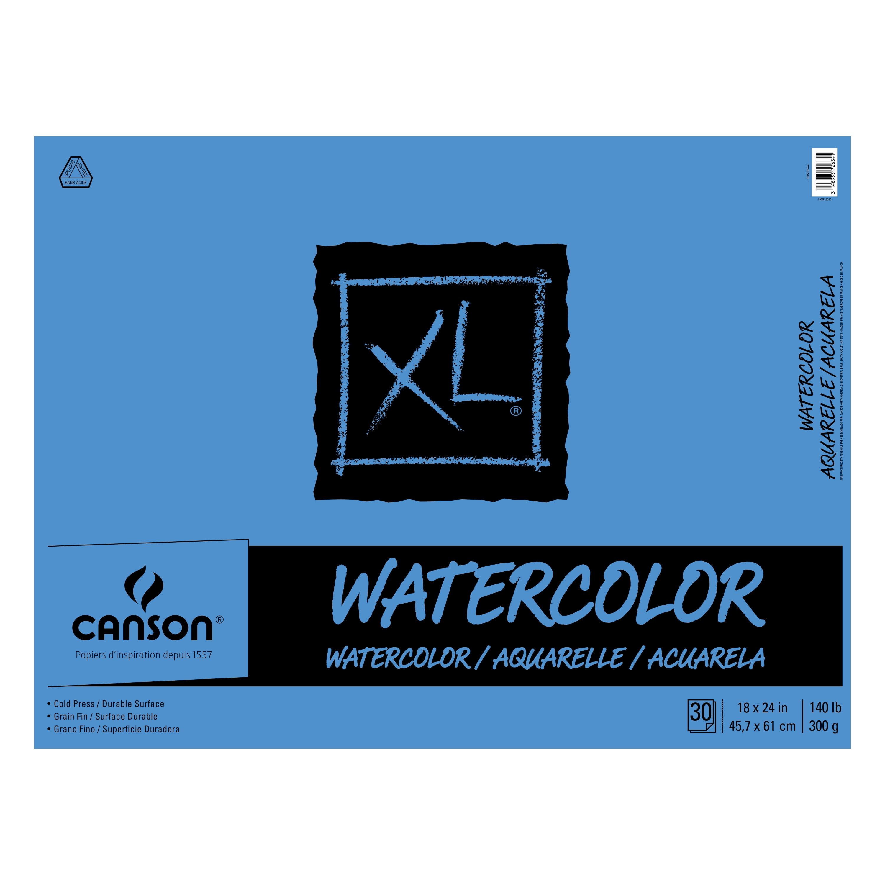 Canson XL Watercolor Pad 18 X 24 30 Sheets Pad Walmart canson-xl-watercolor-pad-18-x-24-30-sheets-pad-walmart