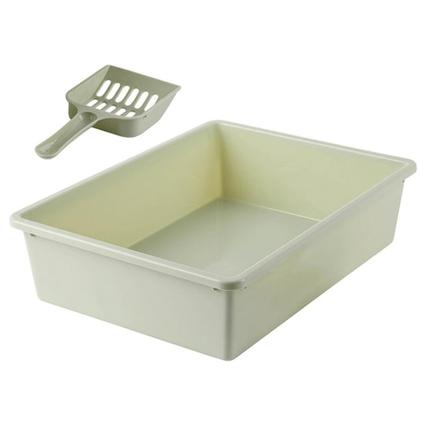 Cat Litter Tray, Kitty Litter Tray Litter Pan, Cat Litter Boxes for ...