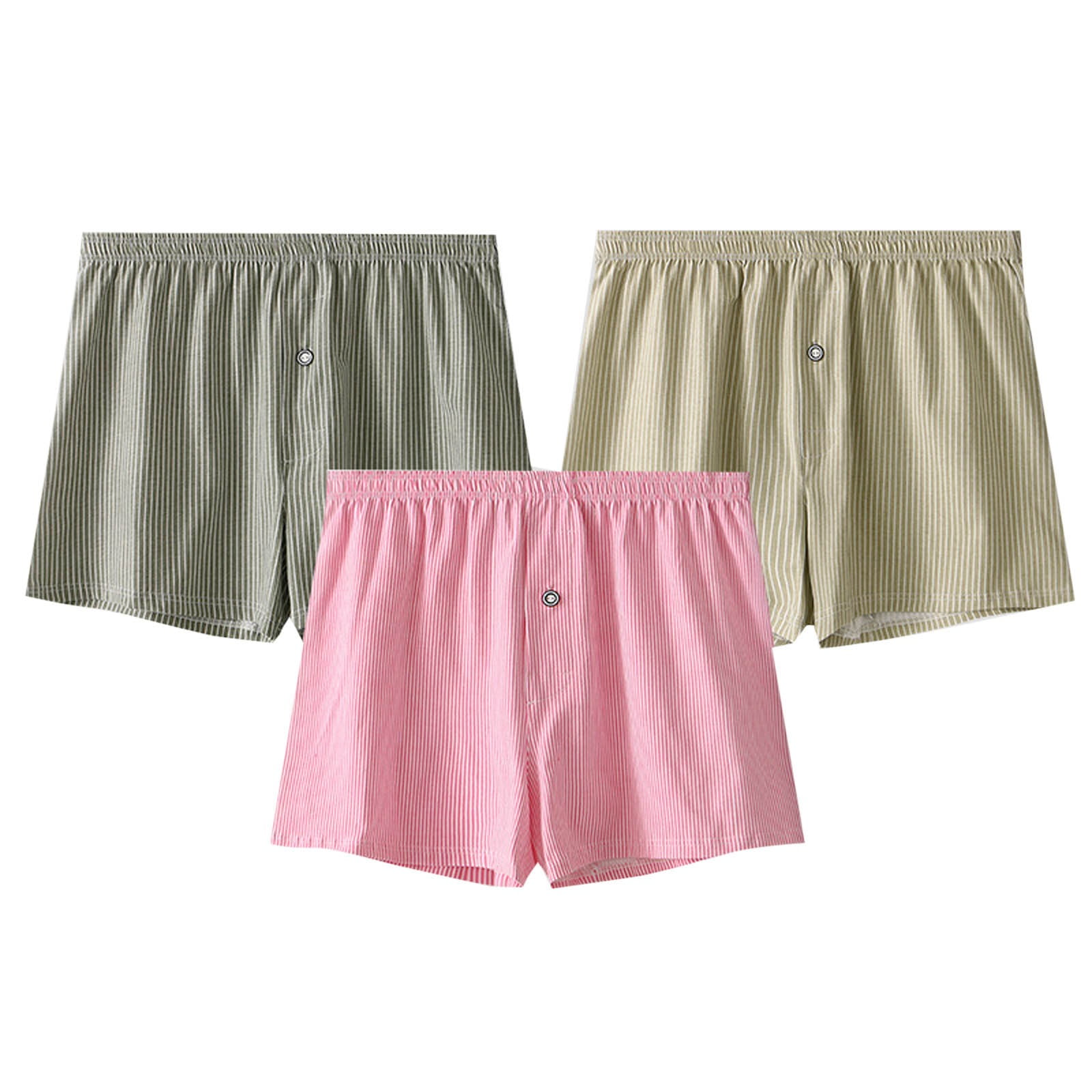 Click here for Posijego Mens 3 Pack Boxer Shorts Comfortable Cott... prices