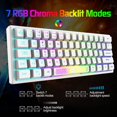 ZIYOULANG K61 Mini RGB Chroma Backlit Keyboard, Wired, Waterproof for ...