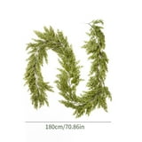 TOPRenddon Real Touch Pine Garland, Artificial Christmas Garland Green ...