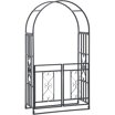 Hyindoor Metal Wedding Garden Arch Kit, 7.87x4.59x1.25FT, Plant & Party ...