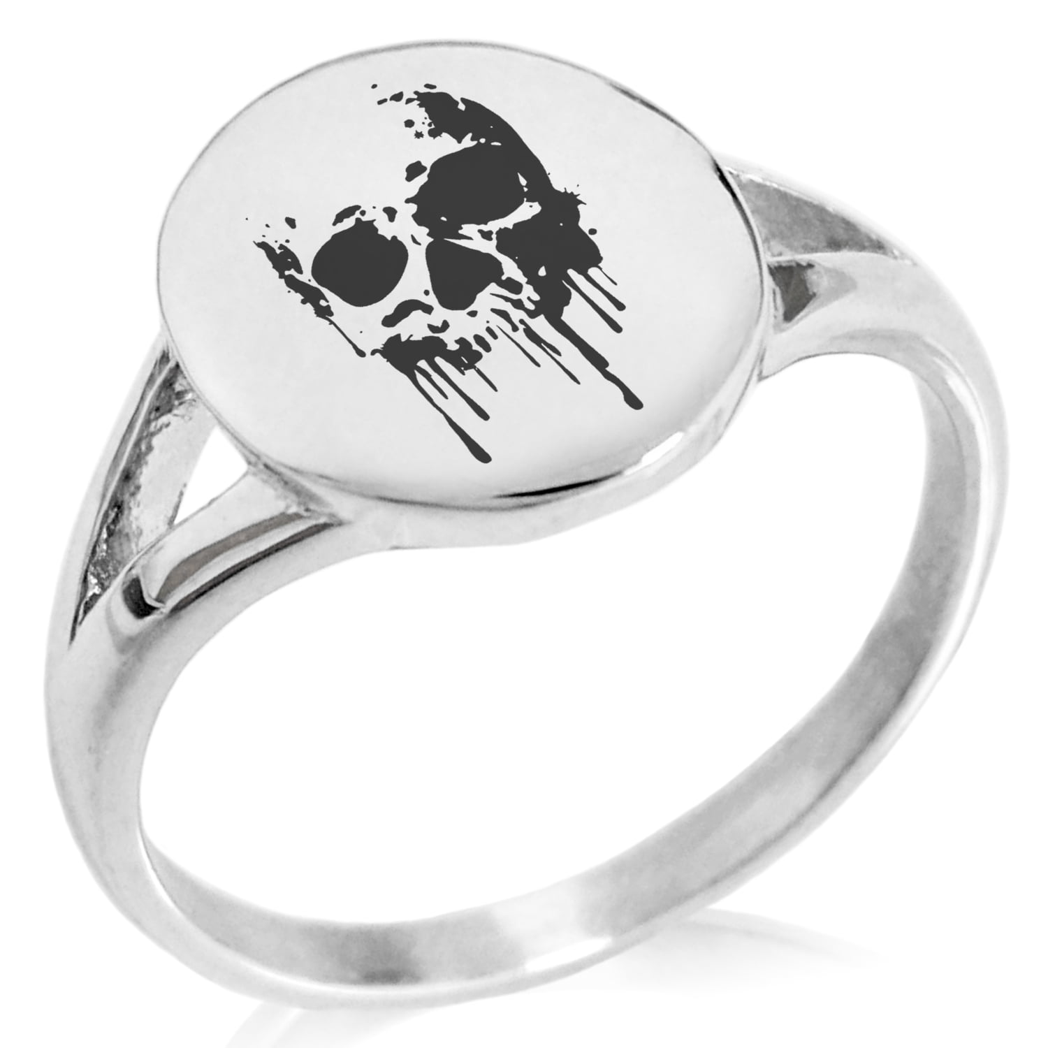 Stainless Steel Hades Greek God of Underworld Minimalist Oval Top ...